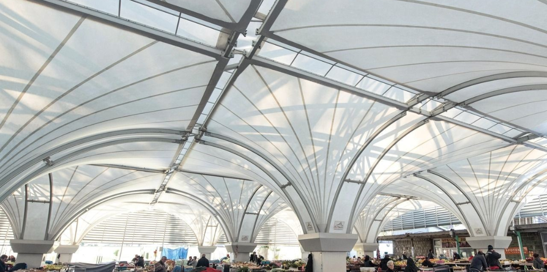 Arquitectura textil: soluciones para cubiertas, fachadas y espacios exteriores